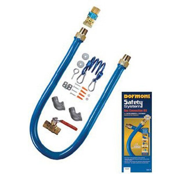 Dormont 1650KIT-36 Gas Connector Kit, Quick Disconnect, 1/2" - 36" Long